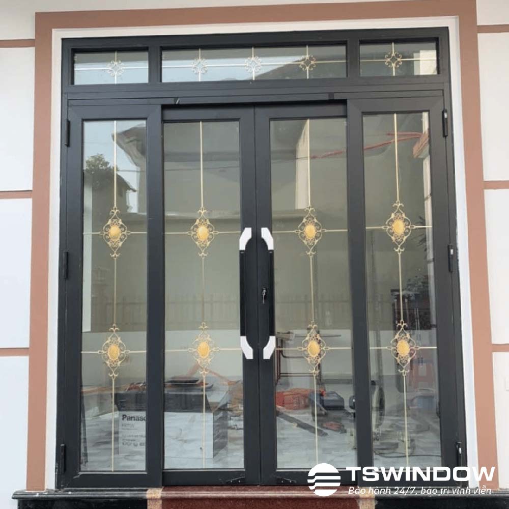 Cửa lùa - cửa trượt nhôm kính 4 cánh - mẫu đẹp và báo giá | TSWindow